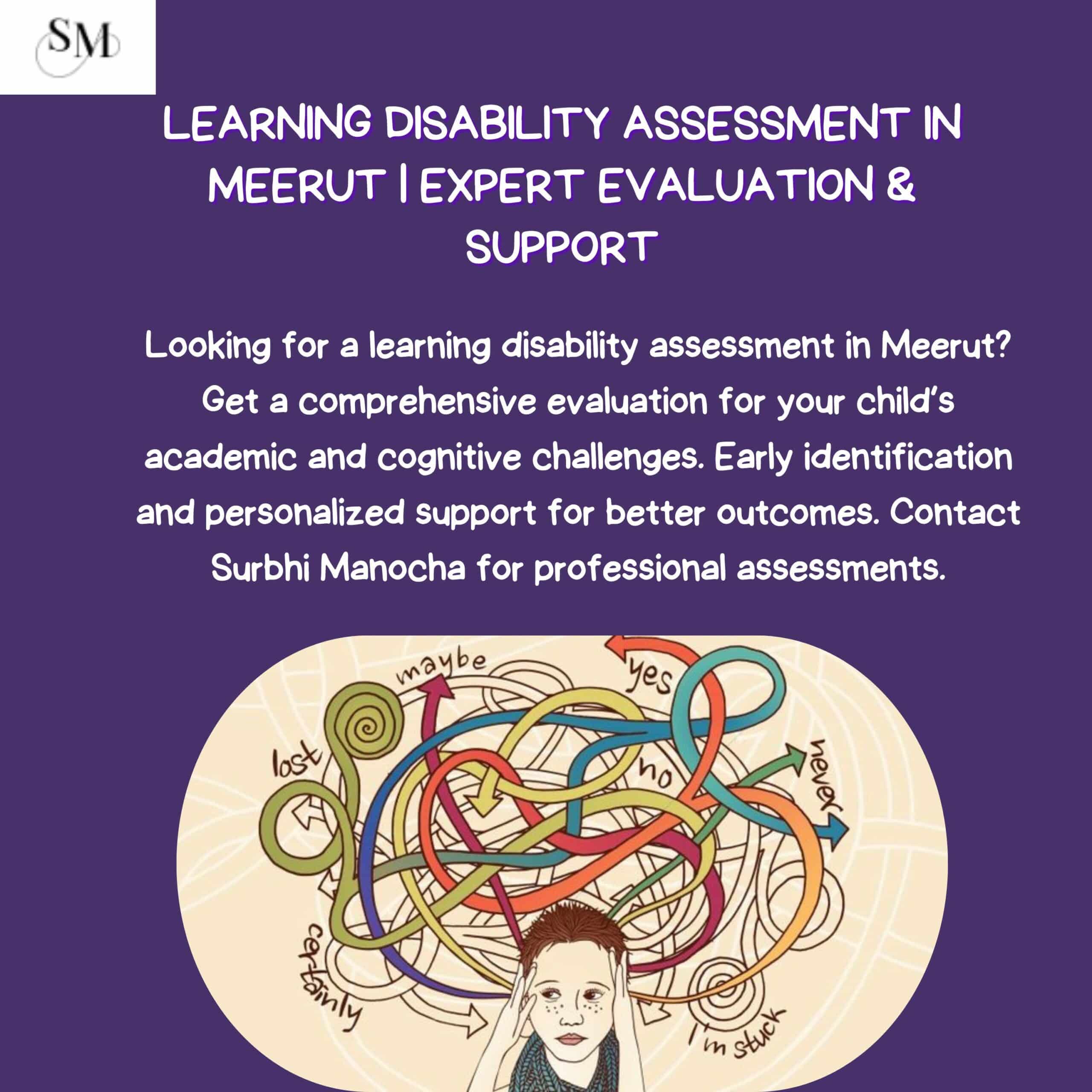 Learning Disability Assessment in Meerut | Expert Evaluation
